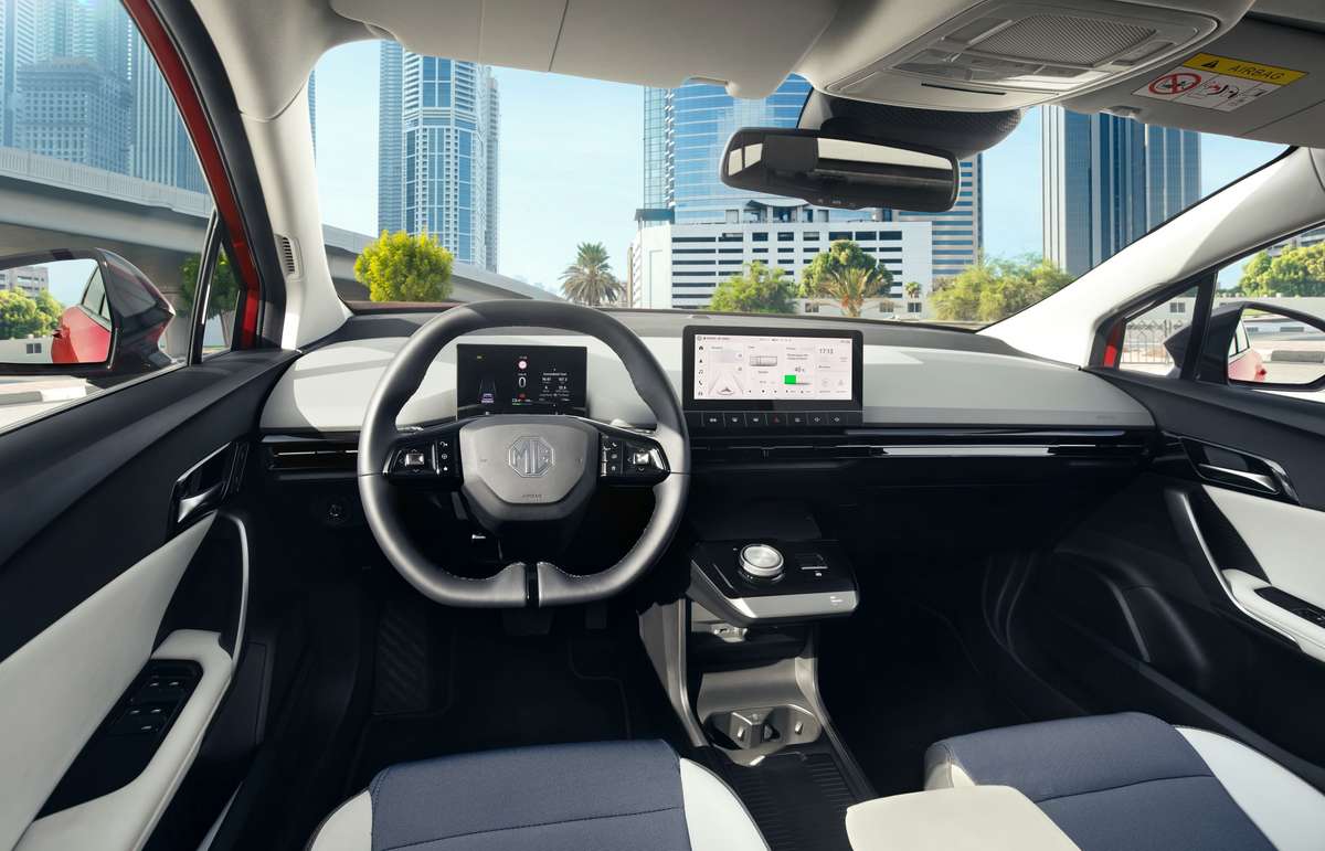 MG4 All-Electric Car Makes Its Middle East Debut! | Motory News